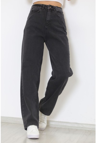 BYR Salaş Kot Pantolon Koyufüme