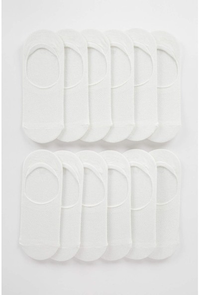 DeFacto Kadın Pamuklu 12'li Babet Çorap X8581AZNS DeFacto Kadın Pamuklu 12'li Babet Çorap X8581AZNS