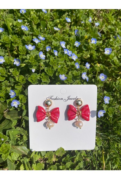 Mir Star İncili Polimer Kil Küpe Mir Star İncili Polimer Kil Küpe