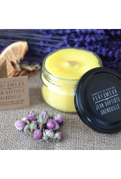 Jean Baptiste Grenouille 200ML Jbg Amber ve Oud Kokulu Dekoratif Sarı Mum Deep Love