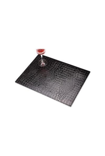 Three Beans 2 Adet Placemat Avrupa Tarzı Pu Deri Timsah Desen Masa Mat Yalıtım Pedi Mat Dekoratif Kahve Bardak | Mats & Amp;pedler (Siyah) (Yurt Dışından) Three Beans 2 Adet Placemat Avrupa Tarzı Pu Deri Timsah Desen Masa Mat Yalıtım Pedi Mat Dekoratif Kahve Bardak | Mats & Amp;pedler (Siyah) (Yurt Dışından)