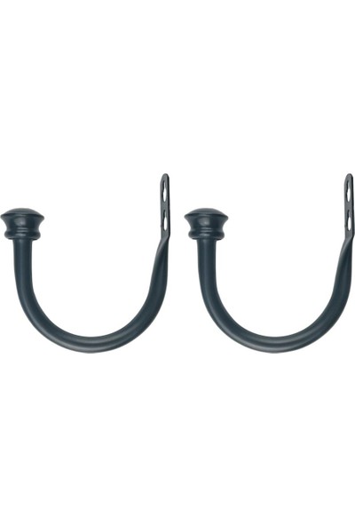 Seasong 2 Perde Tieback Paketi U-Şekil Örtü Kravat Arkalar Duvar Kancası Tutma Tokası Mantar_black (Yurt Dışından) Seasong 2 Perde Tieback Paketi U-Şekil Örtü Kravat Arkalar Duvar Kancası Tutma Tokası Mantar_black (Yurt Dışından)