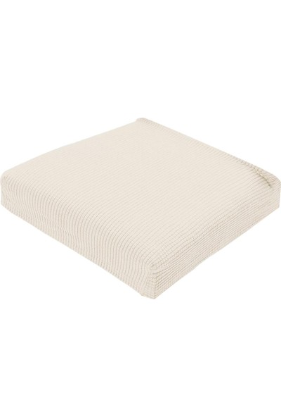 Newdv Polyester Yemek Sandalye Koltuk Kapağı Mutfak Dekoratif Koltuk Koruyucu Beyaz Beyaz Için (Yurt Dışından)