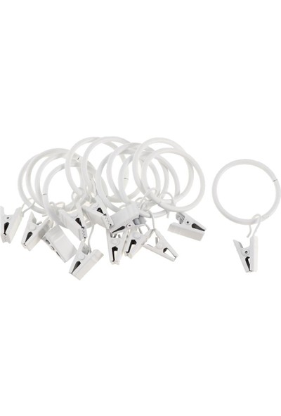 Dolity 12X Metal Perde Perdelik Yüzükler ile Klipler ve Kuşgözü 25MM / 32MM Dia Çubuk Beyaz Porselen 25MM (Yurt Dışından) Dolity 12X Metal Perde Perdelik Yüzükler ile Klipler ve Kuşgözü 25MM / 32MM Dia Çubuk Beyaz Porselen 25MM (Yurt Dışından)