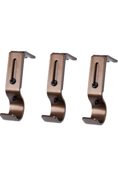 Seasong 3 Adet Ayarlanabilir Metal Perde Kutup Çubuk Duvar Braketi Kanca Tutucu Kahverengi Seti (Yurt Dışından) Seasong 3 Adet Ayarlanabilir Metal Perde Kutup Çubuk Duvar Braketi Kanca Tutucu Kahverengi Seti (Yurt Dışından)