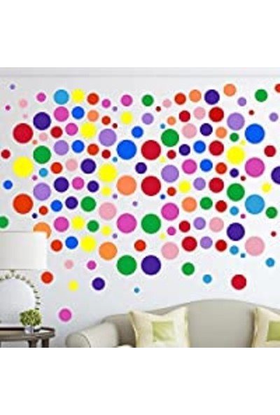 Charge 264 Adet Polka Dot Duvar Çıkartmaları Daire Daireleri Charge 264 Adet Polka Dot Duvar Çıkartmaları Daire Daireleri