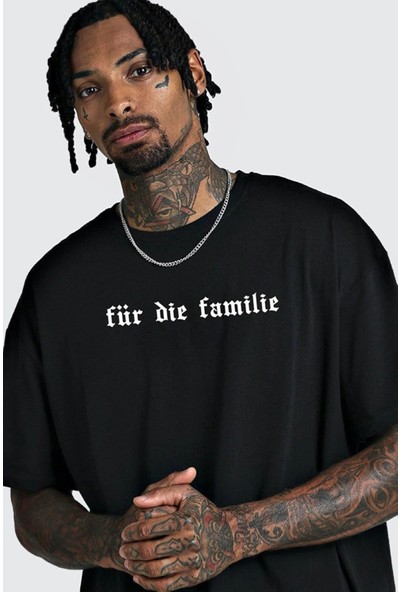 Blackrock Oversize Für Di Familie Bisiklet Yaka Örme Siyah T-Shirt Blackrock Oversize Für Di Familie Bisiklet Yaka Örme Siyah T-Shirt