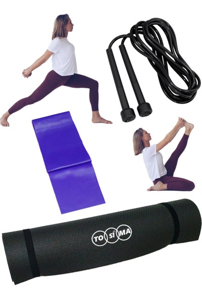 Pilates Minderi Yoga Minderi Pilates Matı Set Yoga Matı 3 Parça Özel Set
