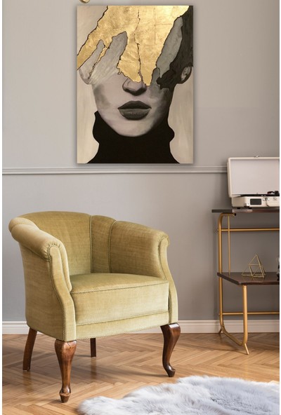 Linacci Soyut Gold Kanvas Tablo Linacci Soyut Gold Kanvas Tablo