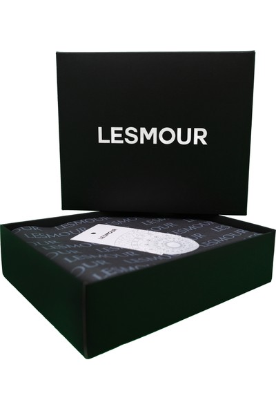 Lesmour Erkek 8'li Premium Bambu Patik Çorap Kutulu