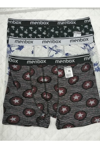 Menbox Erkek Boxer 3'lü Menbox Erkek Boxer 3'lü