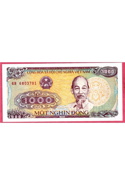 Vietnam 1.000 Dong 1988 Çi Vietnam 1.000 Dong 1988 Çi