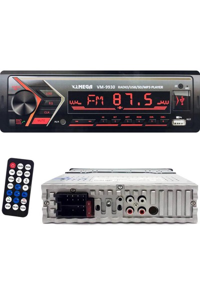 Mega Oto Teyp 4 x 55 W Bt/2x usb/sd/fm/aux VM-9930 Mega Oto Teyp 4 x 55 W Bt/2x usb/sd/fm/aux VM-9930