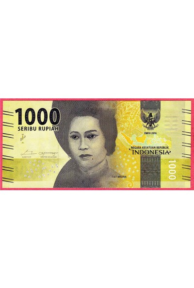 TK Endonezya 2016-2017 Yılı 1000 Rupi Çil TK Endonezya 2016-2017 Yılı 1000 Rupi Çil