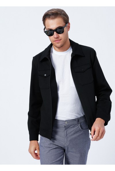 Fabrika Andora Siyah Erkek Ceket