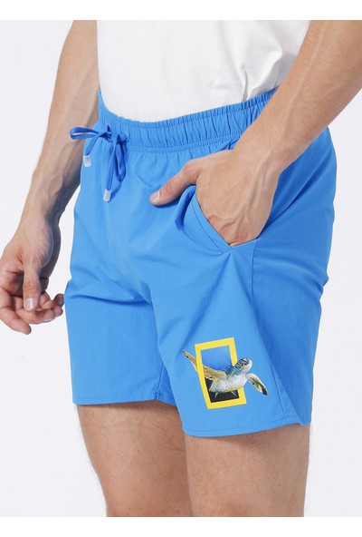 National Geographic Mavi Erkek Şort Mayo NATGEOSWIM106 National Geographic Mavi Erkek Şort Mayo NATGEOSWIM106