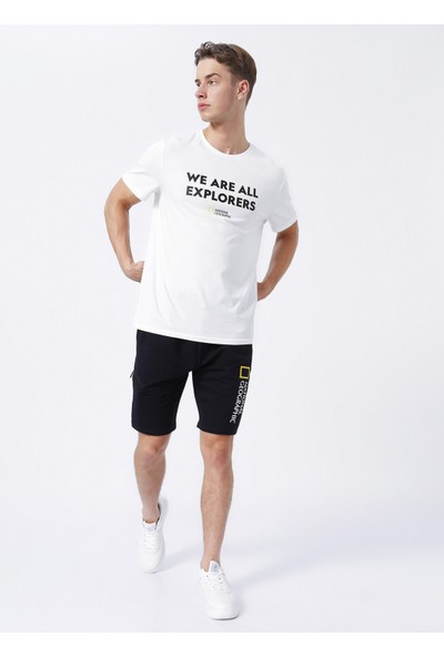 National Geographic Lacivert Erkek Sweat Şort C-Hılls