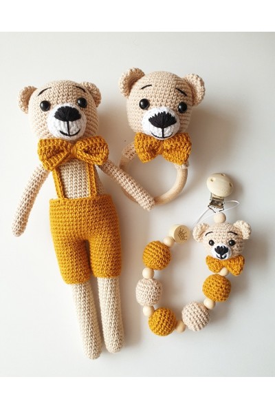 Toys City Ayıcıklı Yenidoğan Seti Amigurumi Organik Örgü Oyuncak Amigurumi Organik Oyuncak Toys City Ayıcıklı Yenidoğan Seti Amigurumi Organik Örgü Oyuncak Amigurumi Organik Oyuncak