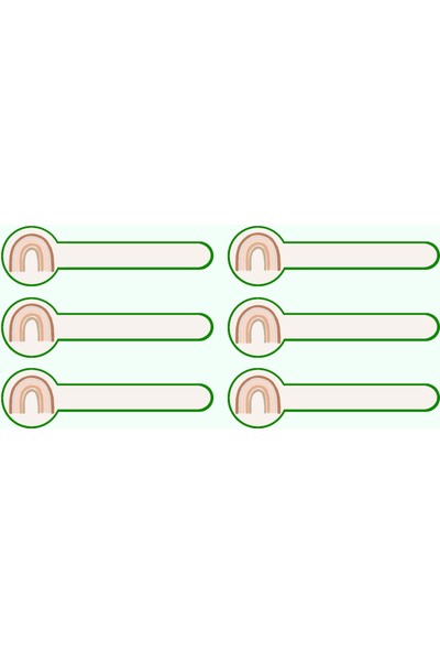 Tellgraf Reklam Hizmetleri Gökkuşağı Temalı Kalem Etiket Setleri 1 x 4 cm 100 Adet Tellgraf Reklam Hizmetleri Gökkuşağı Temalı Kalem Etiket Setleri 1 x 4 cm 100 Adet