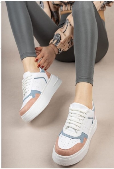 Şanzelize 4 cm Topuklu Kadın Sneakers