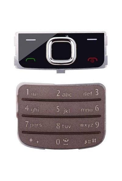 Nokia 6700C Tuş Takımı,kahverengi