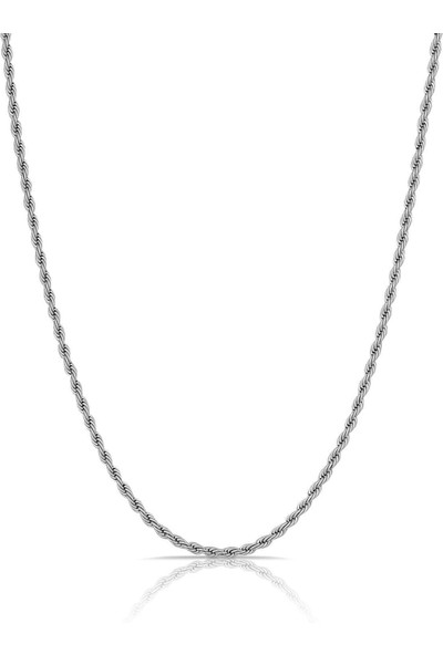 The Collection Erkek Çelik Gümüş Kolye