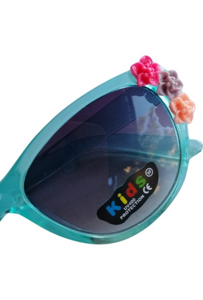 Eg Mini Shop Çiçekli Kız Çocuk UV400 Korumalı Güneş Gözlüğü Eg Mini Shop Çiçekli Kız Çocuk UV400 Korumalı Güneş Gözlüğü