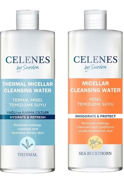 Celenes By Sweden Temizleme Suyu 250 ml ve Temizleme Suyu 250 ml Celenes By Sweden Temizleme Suyu 250 ml ve Temizleme Suyu 250 ml