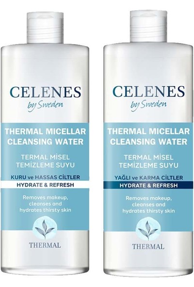Celenes By Sweden Temizleme Suyu 250 ml ve Temizleme Suyu 250 ml Celenes By Sweden Temizleme Suyu 250 ml ve Temizleme Suyu 250 ml