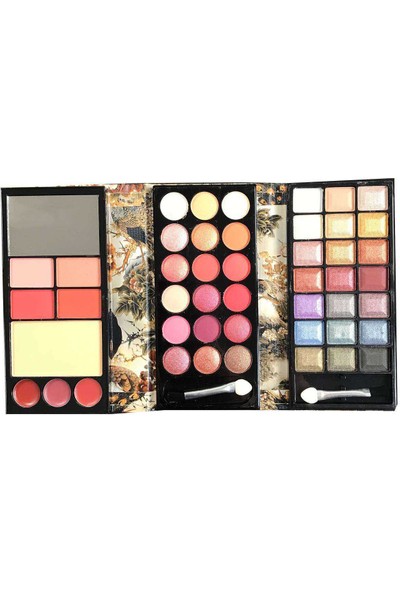 Royaleks Çantalı Taşınabilir Aynalı Allık ve Far Makyaj Seti