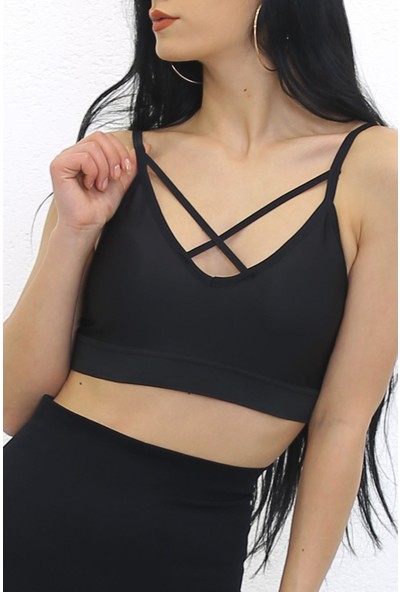 Askılı Spor Bustiyer Siyah - 9022.125. Askılı Spor Bustiyer Siyah - 9022.125.