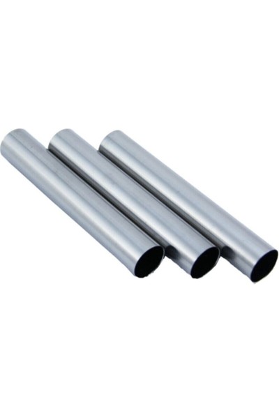 Royaleks 3'lü Paslanmaz Çelik Düz Ağızlı Korne Kalıbı