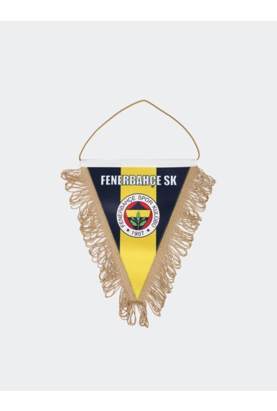 Fenerbahçe 19 x 25 cm Püsküllü - Fb Logo Üçgen Flama (M Fenerbahçe 19 x 25 cm Püsküllü - Fb Logo Üçgen Flama (M