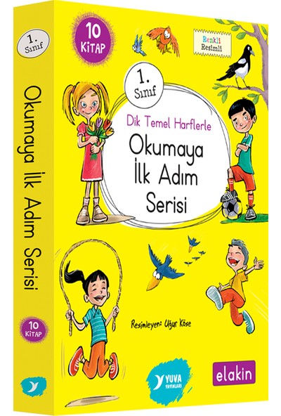 Okumaya Ilk Adım Serisi (Elakin) 1.sınıf 10 Kitap - Ali Bağmen (Ciltli) Okumaya Ilk Adım Serisi (Elakin) 1.sınıf 10 Kitap - Ali Bağmen (Ciltli)