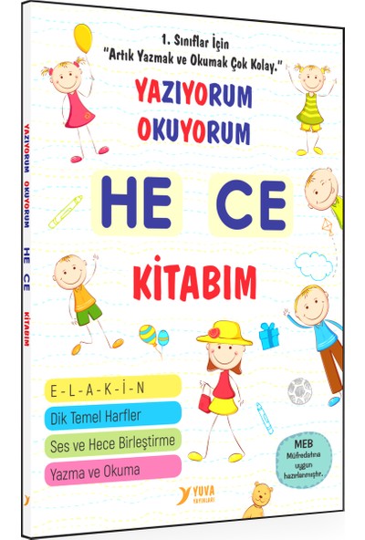 Yazıyorum Okumaya Başlıyorum Hece Ile Öğreniyorum (Ciltli) Yazıyorum Okumaya Başlıyorum Hece Ile Öğreniyorum (Ciltli)