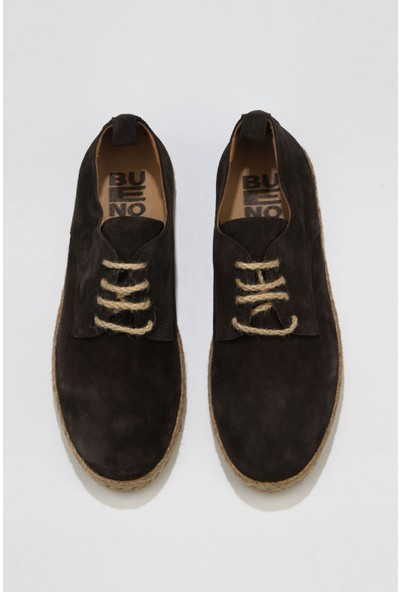 Bueno Shoes Kahverengi Koyu Süet Erkek Günlük Ayakkabı