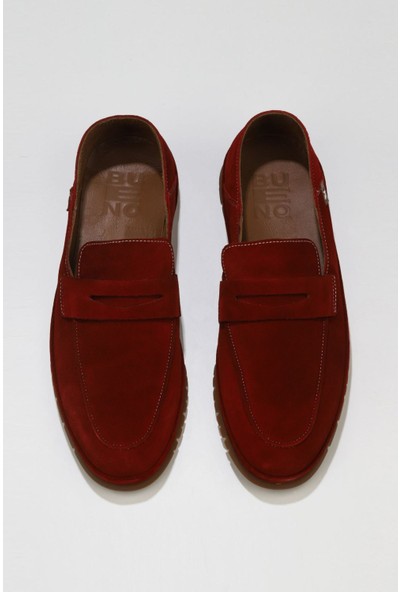 Bueno Shoes Kiremit Süet Erkek Klasik Ayakkabı Bueno Shoes Kiremit Süet Erkek Klasik Ayakkabı