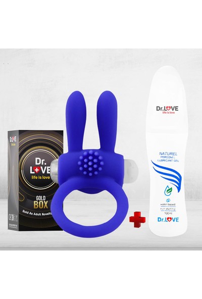 Drlove Silikon Güçlü Titreşimli Klitoral Uyarıcılı Penis Halkası Yüzüğü + Drlove Kayganlaştırıcı Drlove Silikon Güçlü Titreşimli Klitoral Uyarıcılı Penis Halkası Yüzüğü + Drlove Kayganlaştırıcı