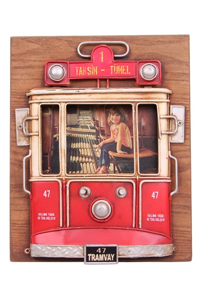 Mabes Tramvay Tasarımlı Fotoğraf Çerçevesi