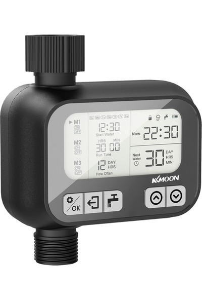Kkmoon Su Geçirmez Akıllı Sulama Cihazı - Siyah (Yurt Dışından) Kkmoon Su Geçirmez Akıllı Sulama Cihazı - Siyah (Yurt Dışından)