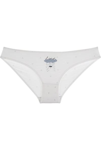 Ilısana 10'lu Renkli Şemsiye Baskılı Kadın Külot