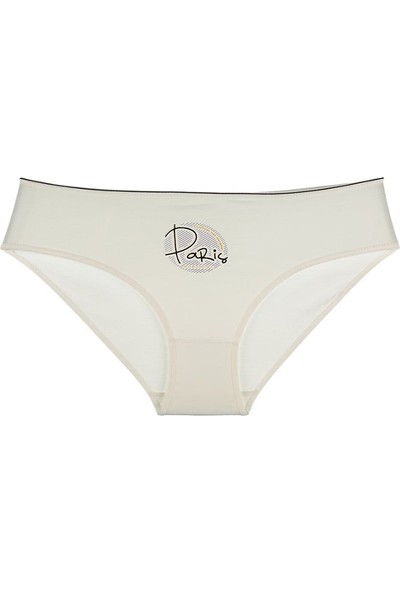 Ilısana 10'lu Renkli Baskılı Kadın Yüksek Bel Külot