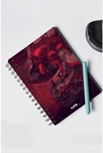 Takivis Uzi Ahşap Kapaklı Mdf Defter