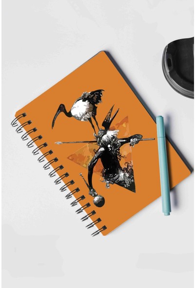 Takivis Çöl Akbaba Tasarımlı Ahşap Kapaklı Mdf Defter Takivis Çöl Akbaba Tasarımlı Ahşap Kapaklı Mdf Defter