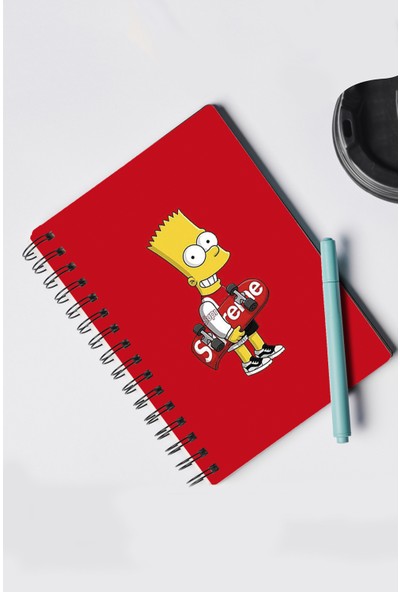 Takivis The Simpsons Ahşap Kapaklı Mdf Defter Takivis The Simpsons Ahşap Kapaklı Mdf Defter