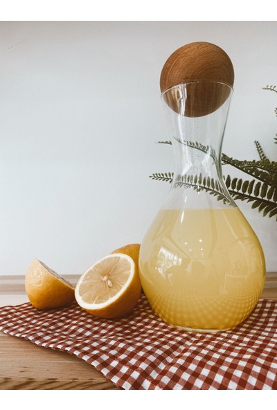 Sider Desing Dekoratif Ahşap Top Kapaklı Sürahi Sider Desing Dekoratif Ahşap Top Kapaklı Sürahi