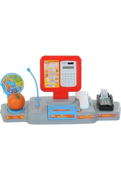 Barkod Okuyuculu Tartılı Pos Makineli Hesap Makineli Kesme Meyveli Yazar Kasa Süper Market Seti