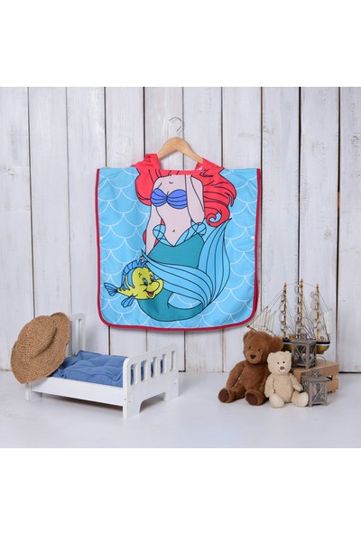 Pastel Home Pastel Pamuklu Kapüşonlu Çocuk Havlu Plaj Pançosu Pastel Home Pastel Pamuklu Kapüşonlu Çocuk Havlu Plaj Pançosu