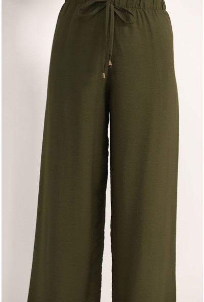 Hakı Bol Paça Pantolon