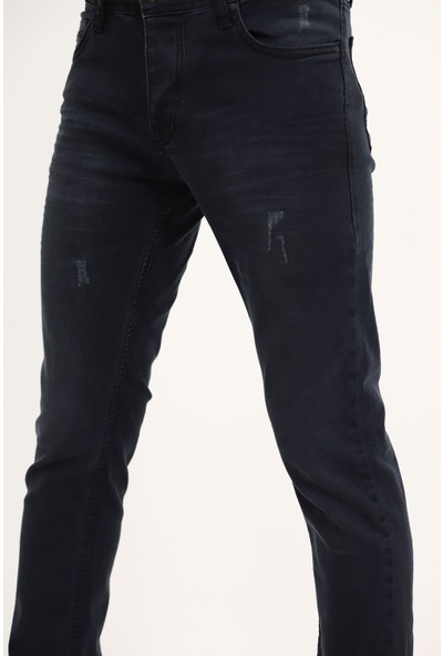Taş-Siyah Lazer Kesim Jeans Taş-Siyah Lazer Kesim Jeans